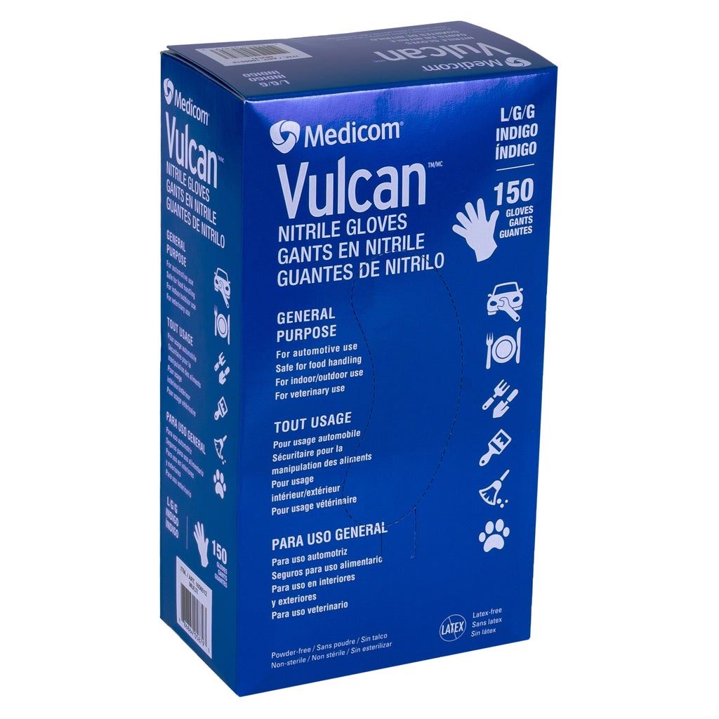 Medicom Vulcan General-Purpose Nitrile Gloves – RJP Wholesale