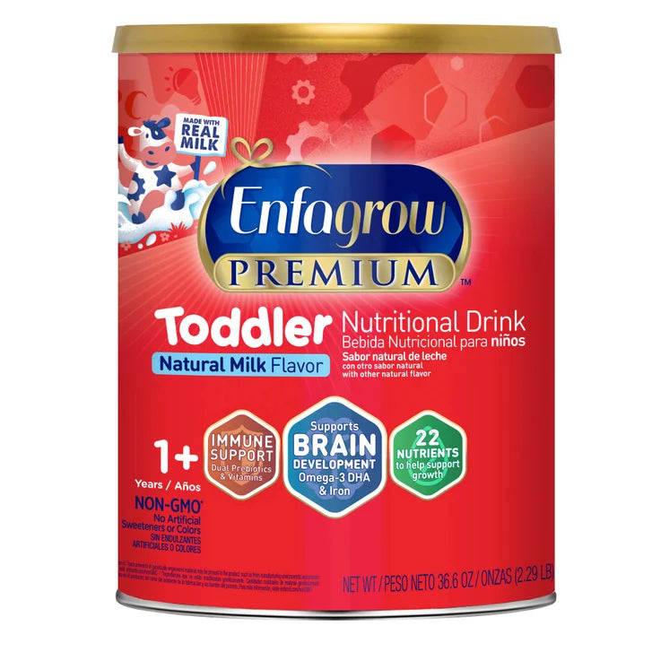Enfagrow Premium Toddler Nutritional Drink, Non-GMO, Stage 3, 36.6 oz ...