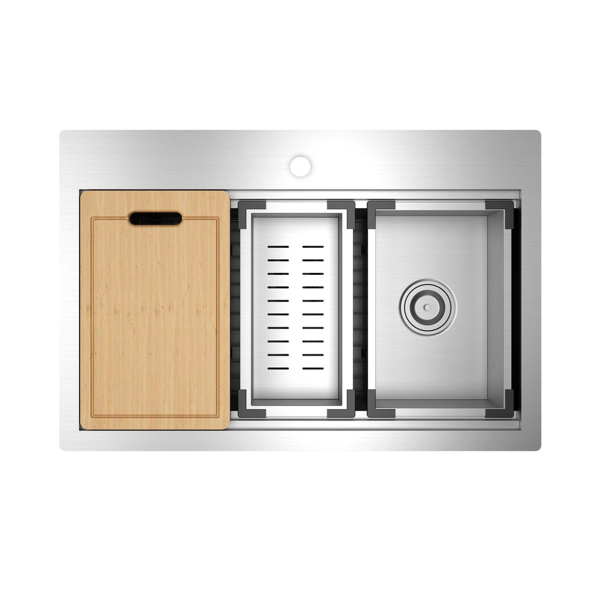 American Standard Chive Single Kitchen Sink Work Station – RJP Wholesale