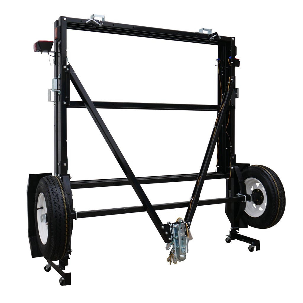 Freedom 5 ft. × 8 ft. Single Axle, 3-in-1 Folding Utility Trailer Kit ...