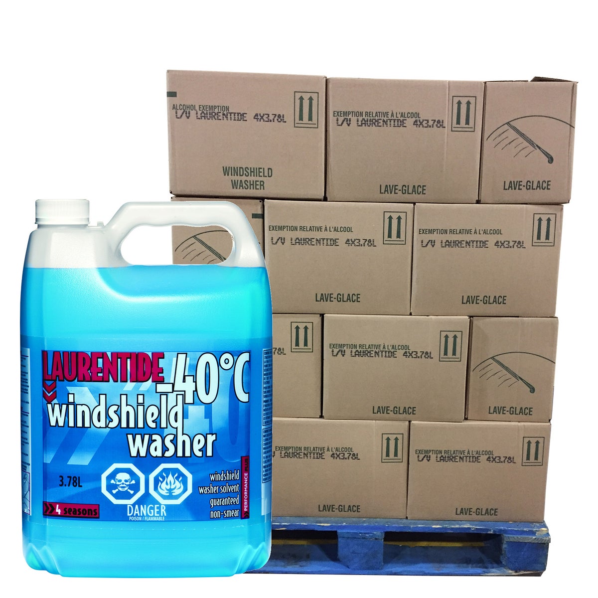 Laurentide -40 C Windshield Wash Fluid, 1 pallet of 208 units – RJP ...