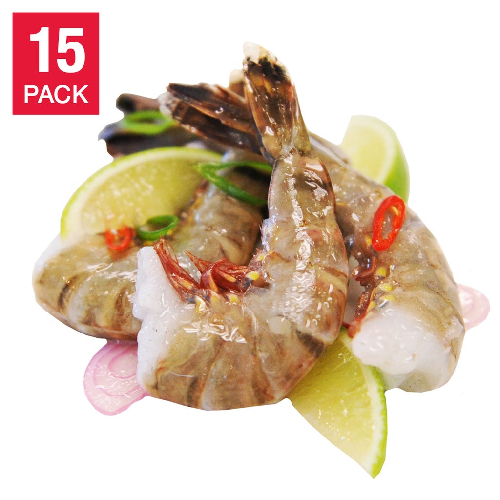 Organic Black Tiger Shrimp EZ Peel 16/20 285 g (10.1 oz) x 15 pack ...