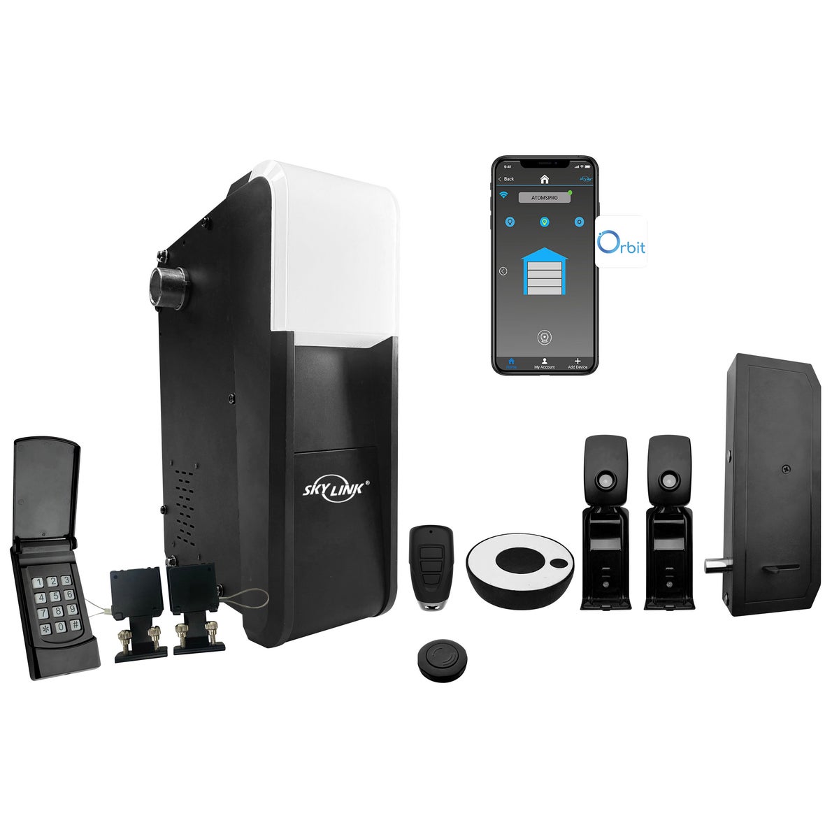 Skylink Side Wall Mount Garage Door Opener with Wi-Fi and LED, For Res ...