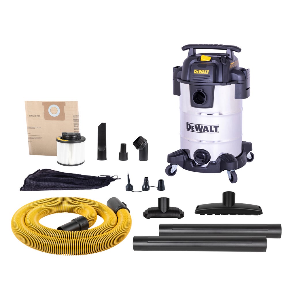 Dewalt 8 Gallon/30L Pro Stainless Steel Wet/Dry Vacuum – RJP Wholesale