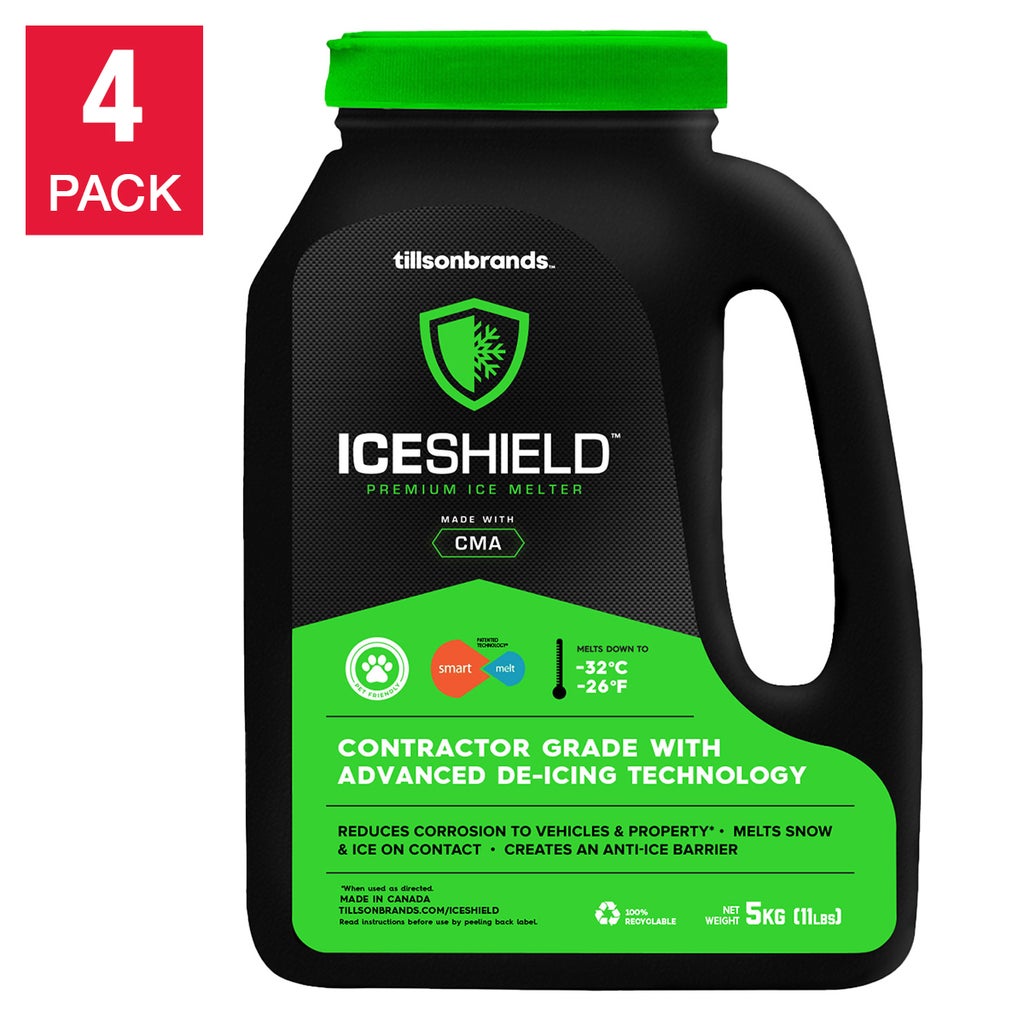 Iceshield Premium Ice Melter, 4 × 5 kg Jugs – RJP Wholesale