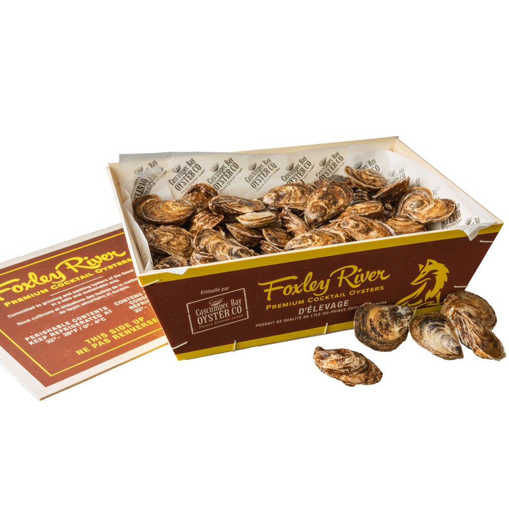 Foxley River Premium Cocktail Oysters, 100 × 2.5 in. to 3 in. – RJP ...