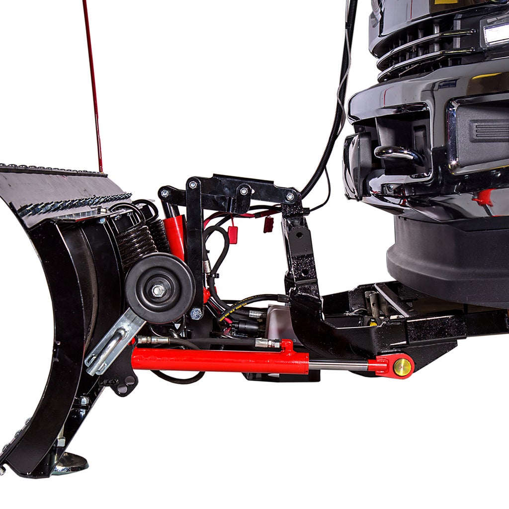 DK2 Everest 88 in. x 22 in. Custom-Mounted Hydraulic Snow Plow with Li ...