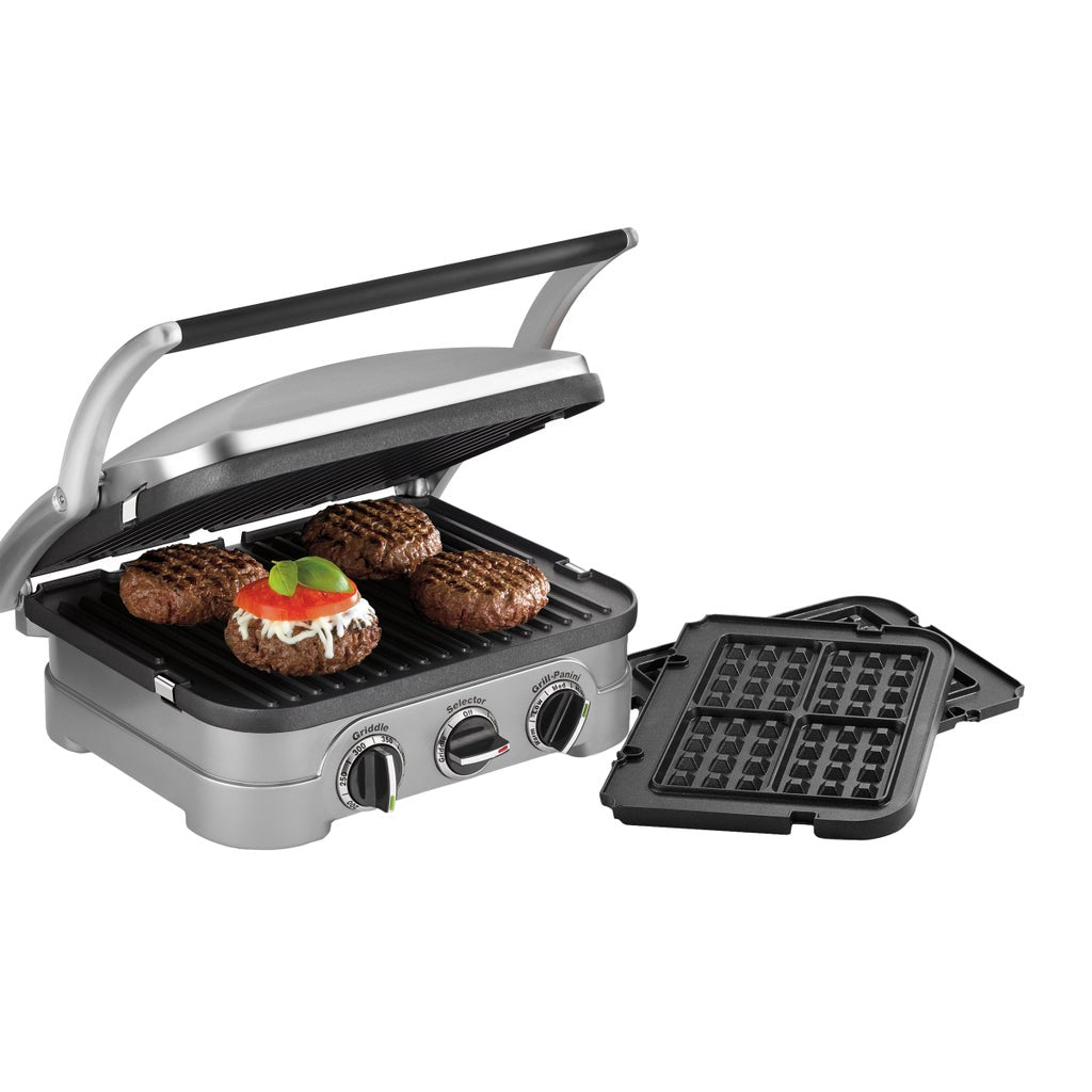 Cuisinart 5-in-1 Griddler with Reversible Nonstick Grill and Griddle P ...