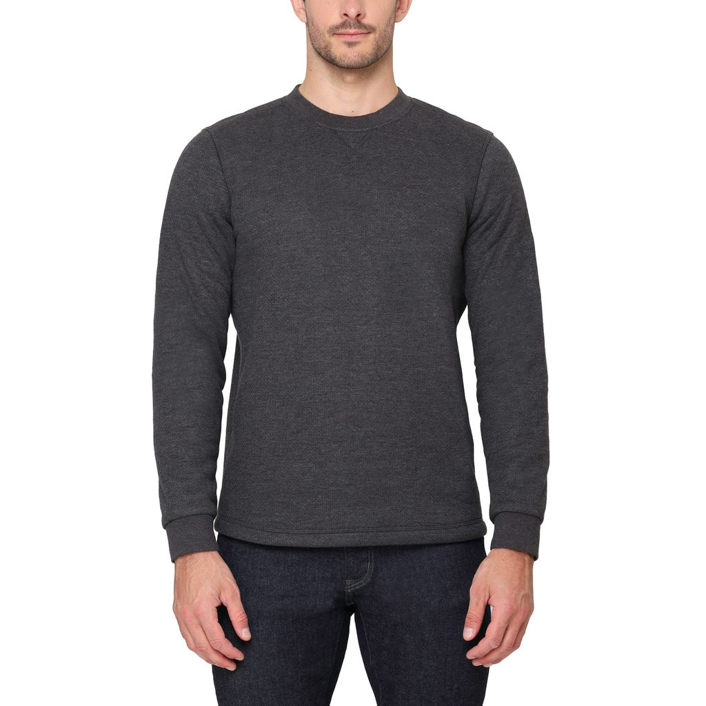 The B.C. Clothing Co. Heritage Men's Long Sleeve Crew Neck with Sherpa ...