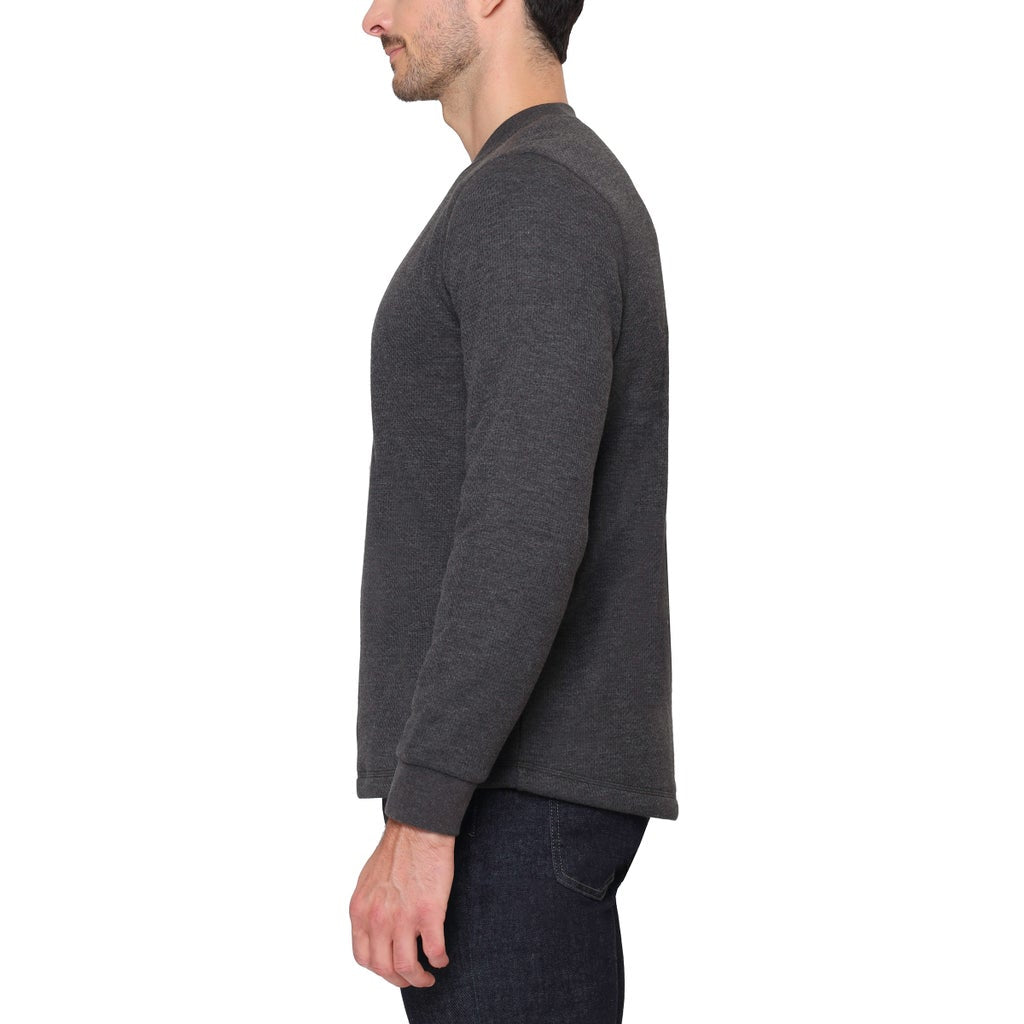 The B.C. Clothing Co. Heritage Men's Long Sleeve Crew Neck with Sherpa ...