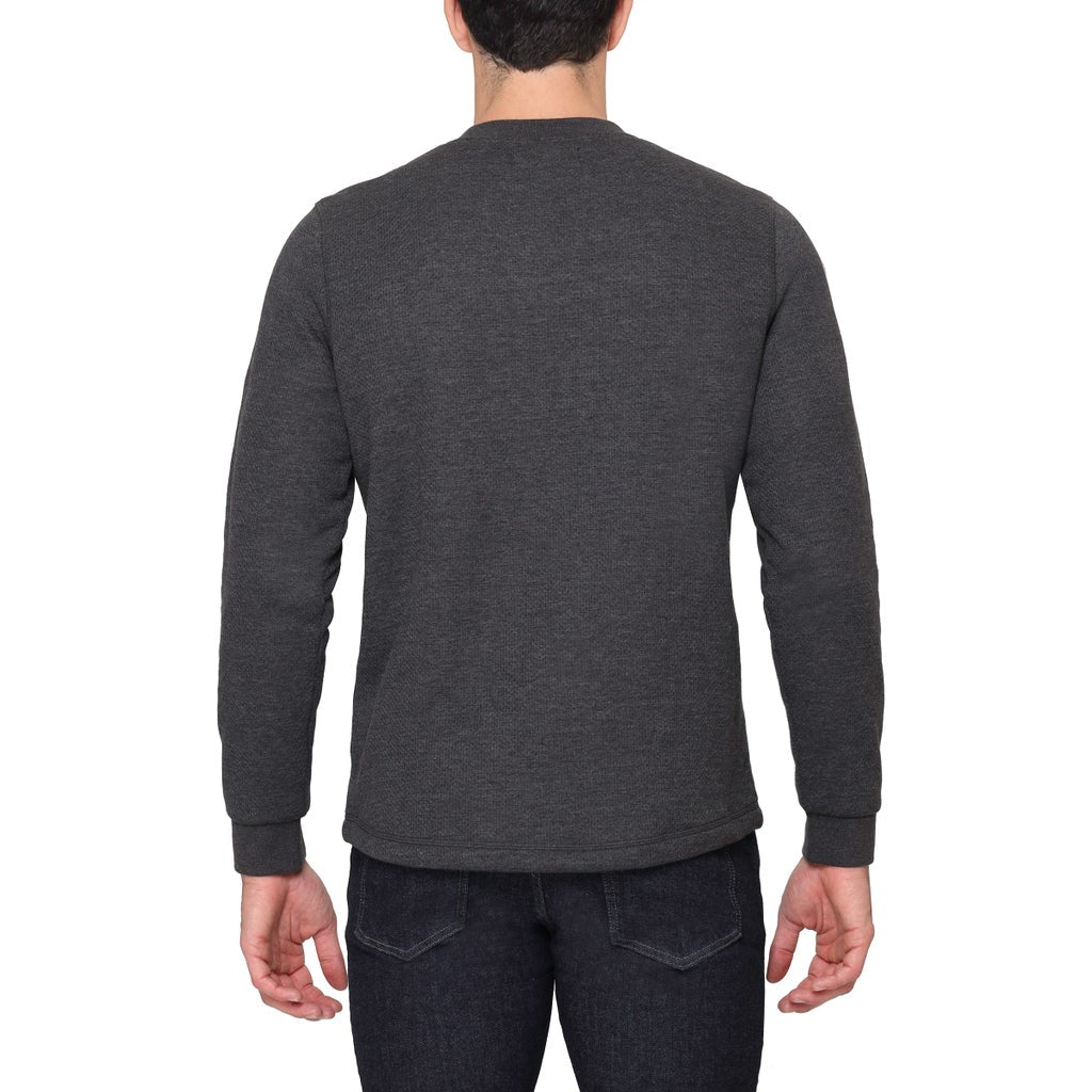 The B.C. Clothing Co. Heritage Men's Long Sleeve Crew Neck with Sherpa ...
