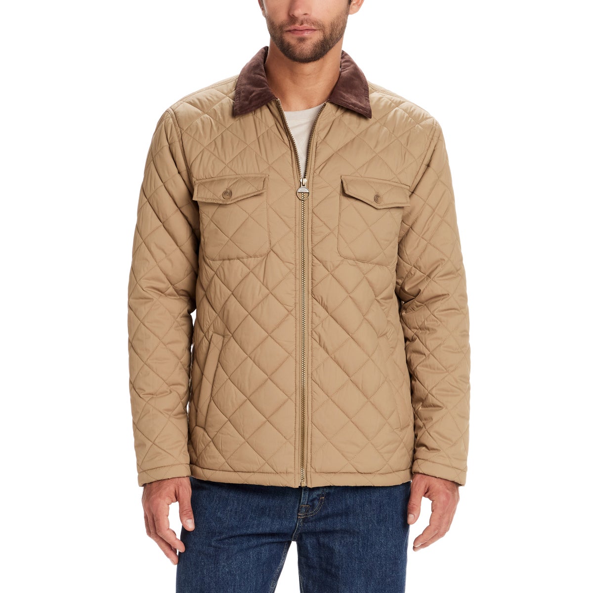 Weatherproof Vintage Men's Flannel Lined Quilted Barn Jacket – RJP ...