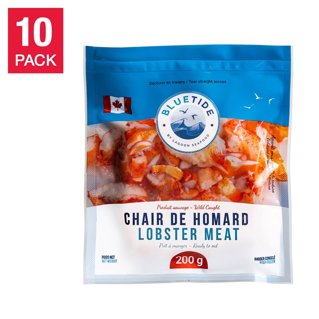 Blue Tide Frozen Fully Cooked Wild Canadian Lobster Meat – RJP Wholesale