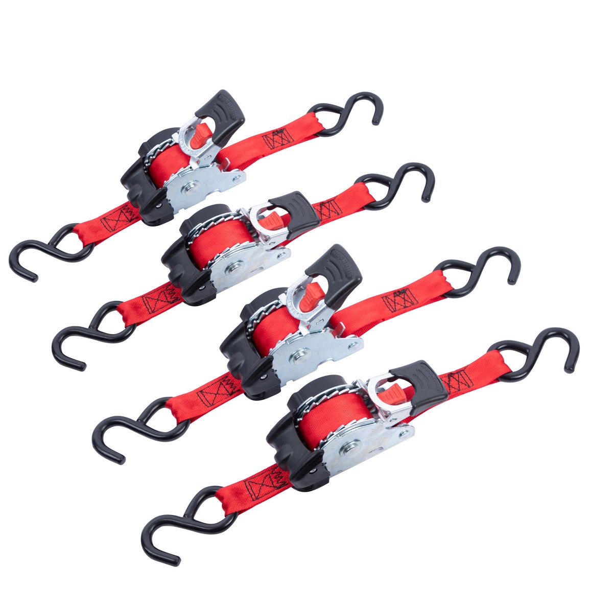 Erickson Retractable Ratchet Straps 4-pack – RJP Wholesale