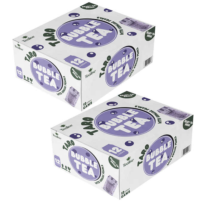 Tealise Instant Ready To Drink Boba Tea, 12 × 320 mL, 2-pack |... – RJP ...